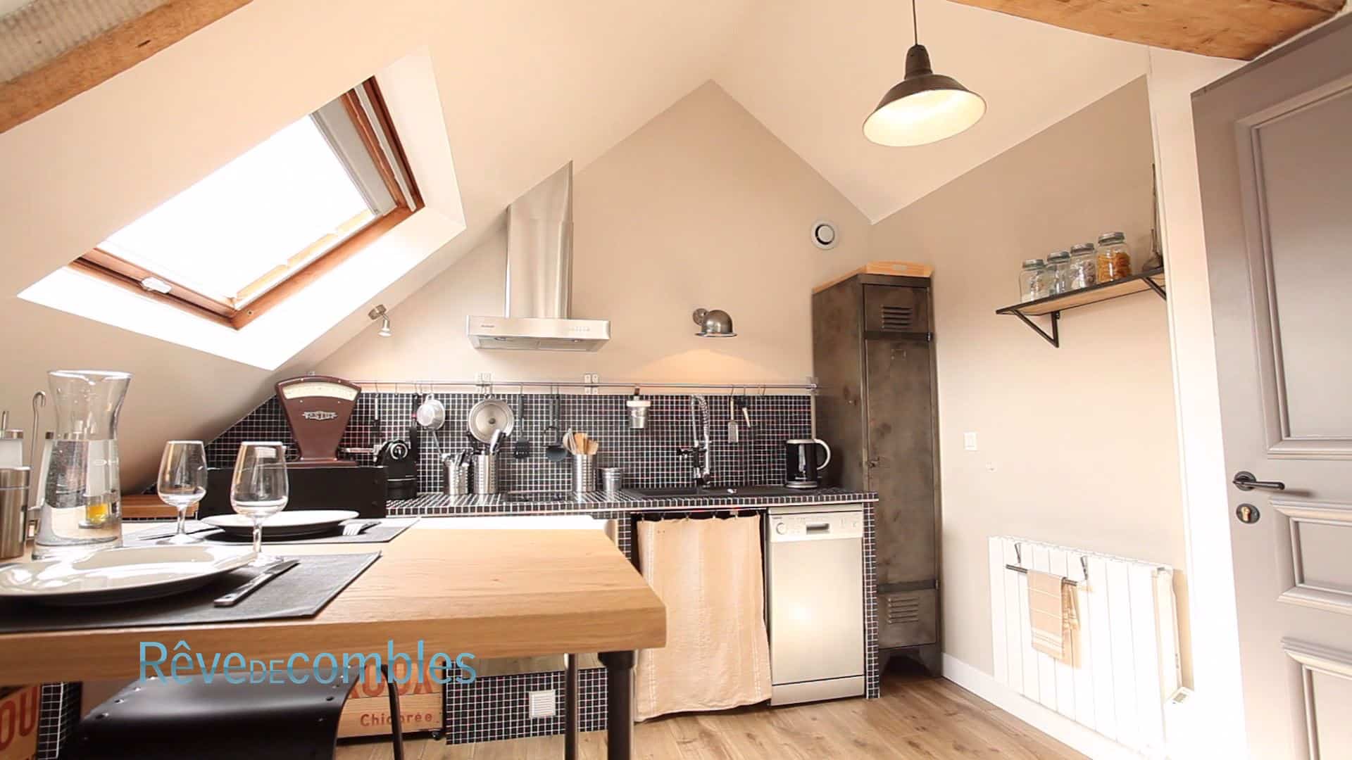 Loft industriel en bord de mer