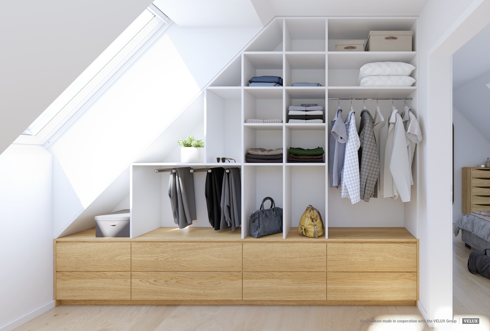 Dressing sous pente : guide complet pour un rangement optimisé