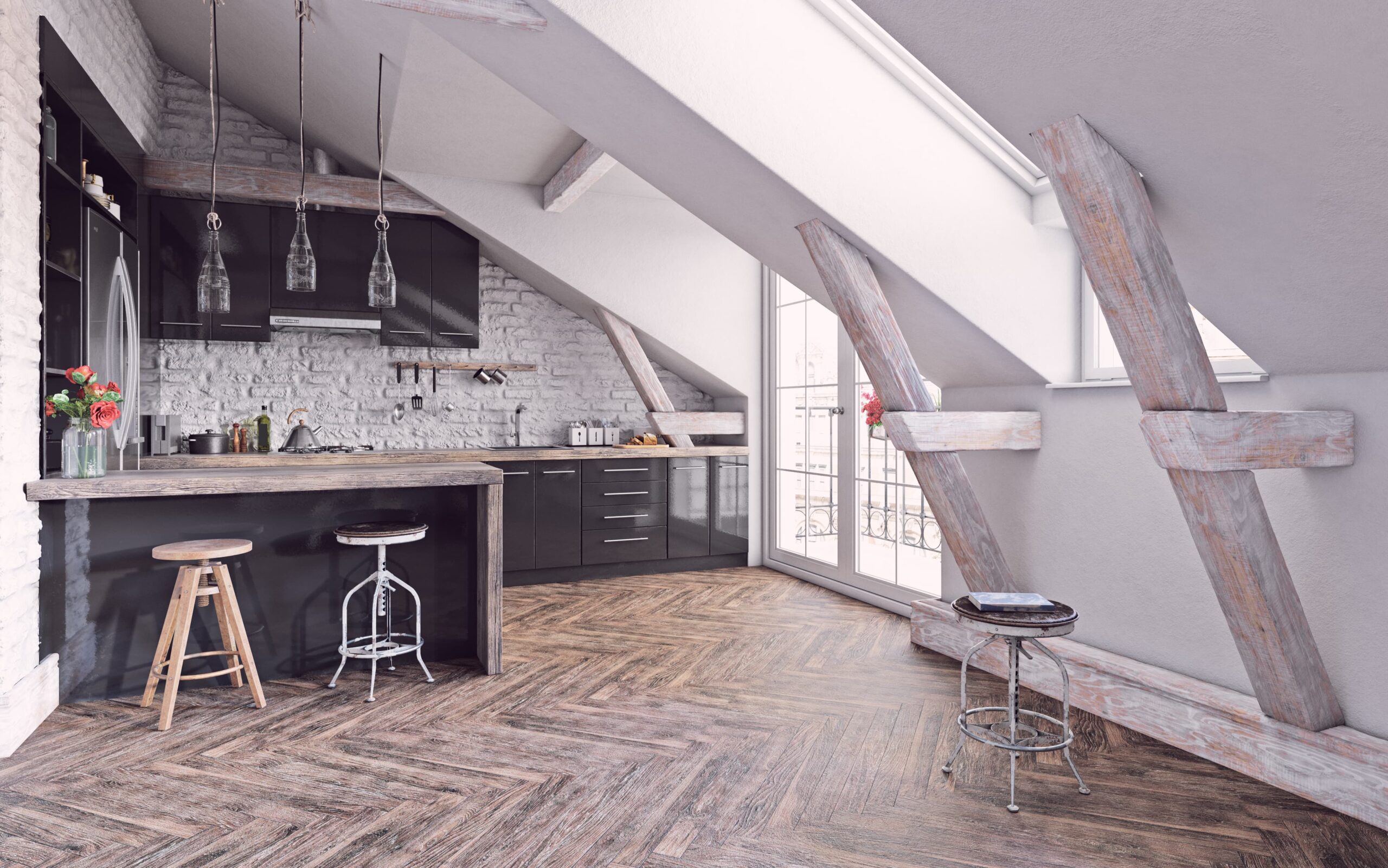 Cuisine sous les combles : choisir l'électroménager parfait - Rêve de ...